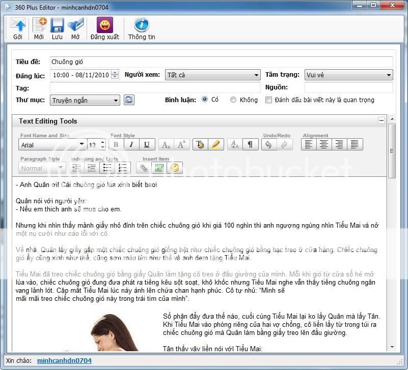 Blog 360 Plus Editor–Trình viết Blog dành cho 360 Plus | Kiều Minh Cảnh ...