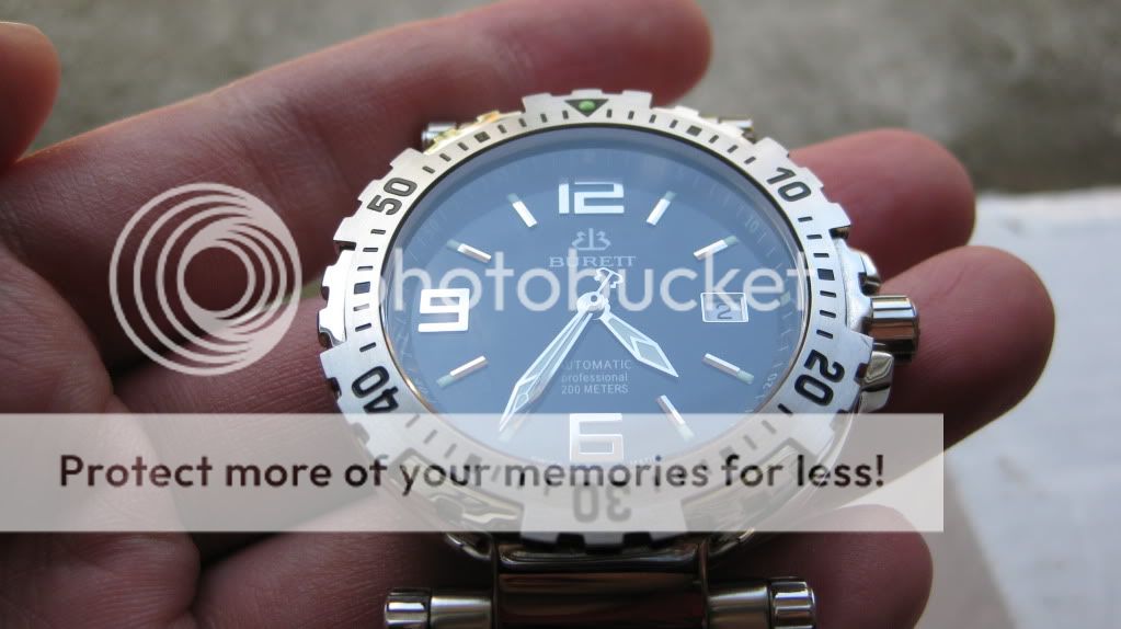 Burett swiss eta 2824 watch with box and papers $250 reduced ...