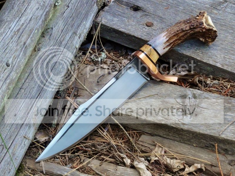 15'' Elk Crown Bowie - Show and Tell - Bladesmith's Forum Board